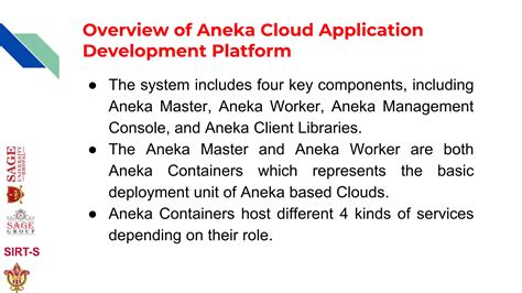 Introduction To Aneka Aneka Model Is Explained Pptx