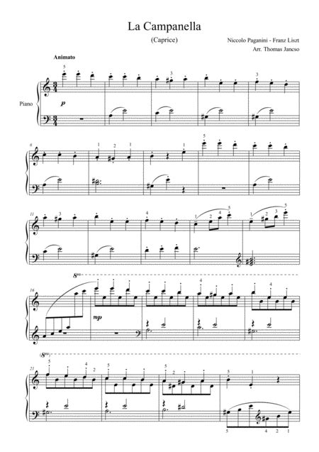 Noten Pdf La Campanella Sheet Music For Piano And Violin Ludovico Einaudi