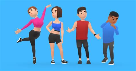 Hyper Casual Characters Volume 2 Gym 3d Humanoids Unity Asset Store
