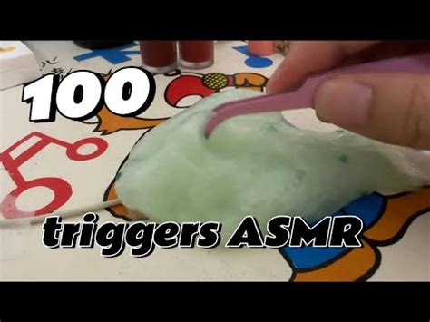 ASMR 21100 triggers ASMR in 6 minutes 一百種敲擊 觸發 助眠 YouTube