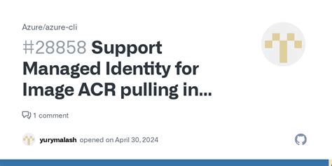 Support Managed Identity For Image Acr Pulling In App Service Image Update Command · Issue