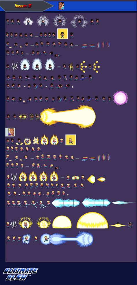 Vegeta Gt Base Ssj Sprite Sheet Ulsw By Dryy7 On Deviantart