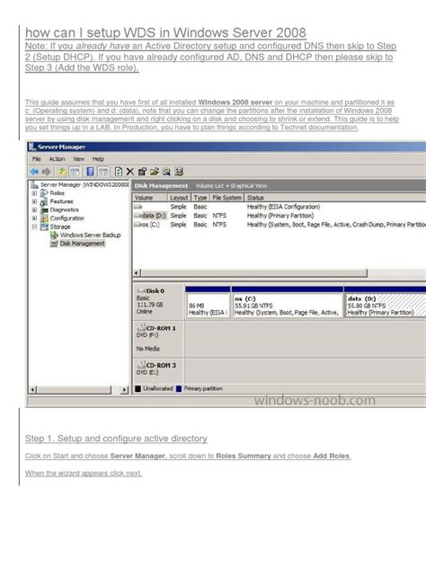 Windows 2008 Server Configuration Pdf Active Directory Microsoft Windows
