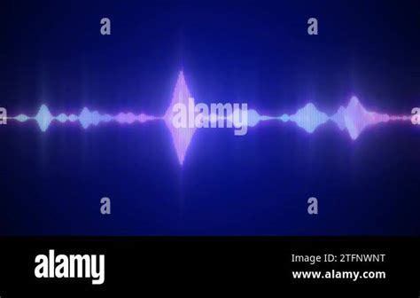 Audio Spectrum Visualizer Soundwave Effect Music Visualizer Background Stock Video Footage