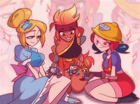 Pin By Daechiwit Castro On Brawl Star Cartoon Character Design Anime Character Design