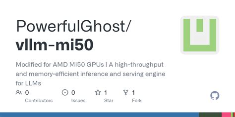 Github Powerfulghostvllm Mi50 Modified For Amd Mi50 Gpus A High