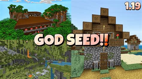 Epic Seed With Lots Of Structures At Spawn Minecraft Bedrock 119 The Wild Update 11941