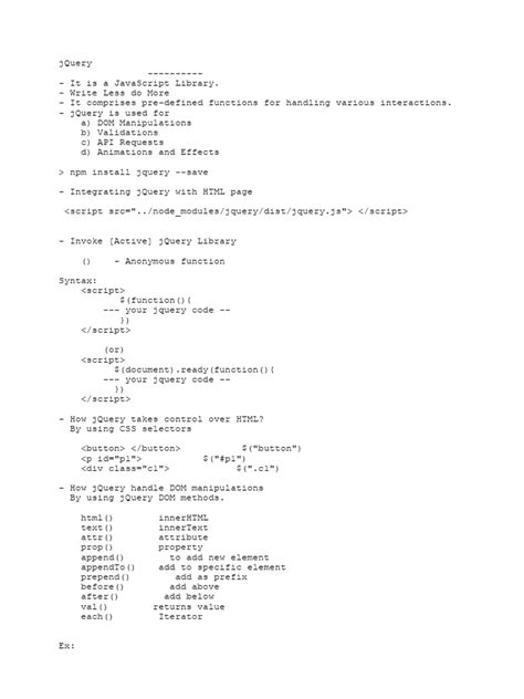 1 Jquery 4 Files Merged Pdf J Query Ajax Programming