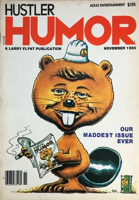 Hustler Humor Vintage Adult Magazine November 1980