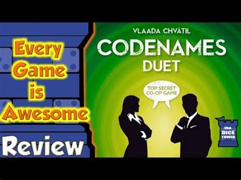 Codenames Duet Board Game BoardGameGeek