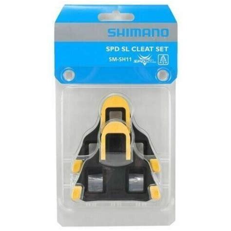 Genuine Shimano Sm Sh11 Cleat Set 6° Float Spd Sl Road Bike Pedal