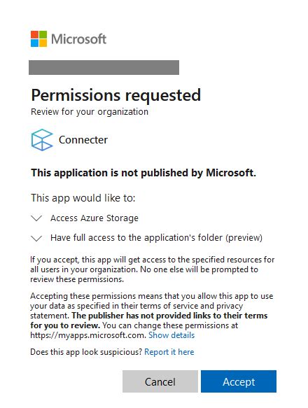 Azure Blob Store Storage Setup Connecter Help Center