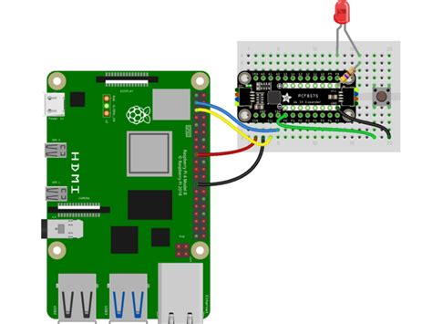 Python And Circuitpython Adafruit Pcf8575 I2c 16 Gpio Expander Breakout