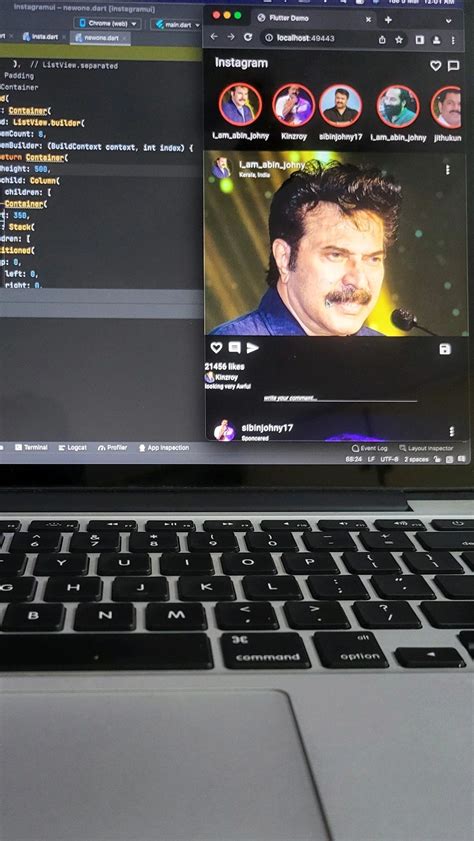 Abin Johny On Linkedin Flutter Uiuxdesign Instagramui
