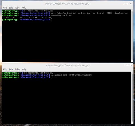 Pican2 Can Bus Board For Raspberry Pi Functionality Test Copperhill