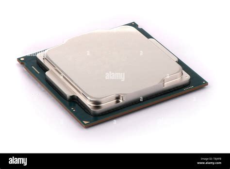 CPU Central Processing Unit Computer Processor From The Bottom Side Socket Contact Isolated