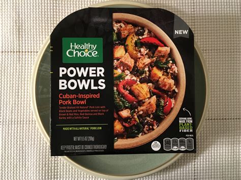 Healthy Choice Cuban Inspired Pork Bowl Review Freezer Meal Frenzy