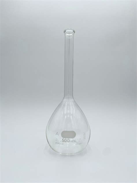 500 Ml Volumetric Flask Glass To Contain Terriss Industries