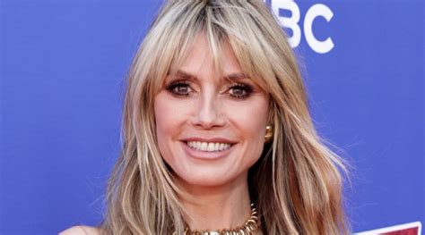 Supermodel Heidi Klums Gold Mini Dress Has The Lowest Back Weve Ever Seen Si Lifestyle