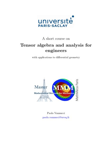 Tensor Pdf Tensor Basis Linear Algebra