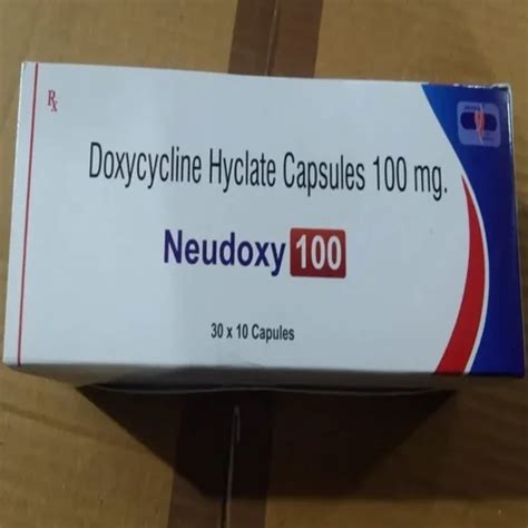 Doxycycline Hyclate 100 Mg Packaging Size 20x15 At ₹ 525 Box In Varanasi