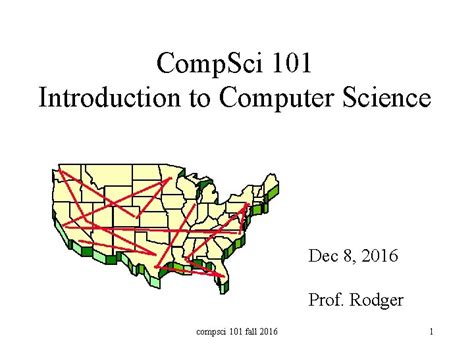 Comp Sci 101 Introduction To Computer Science Dec