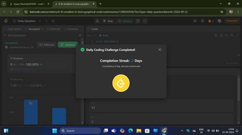 Ziyaul Mustafa On Linkedin Day6 100daysofcoding Leetcode Coding