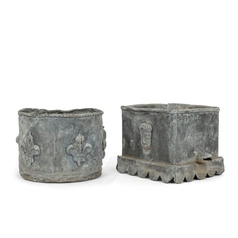 Georgian English Lead Planter At 1stdibs