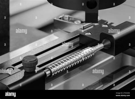 Quality Control On Milling CNC Machine Quality Control Machine Stock Photo Alamy