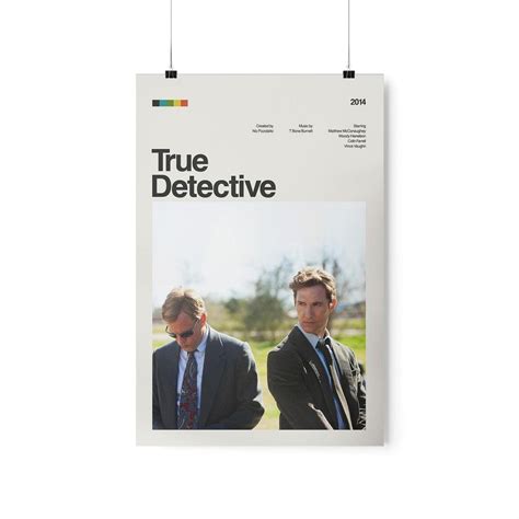 True Detective Poster Print Tv Series Poster Art True Detective