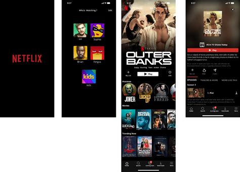 Netflix App Interface Figma