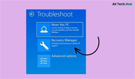 How To Factory Reset HP Laptop On Windows Without Password