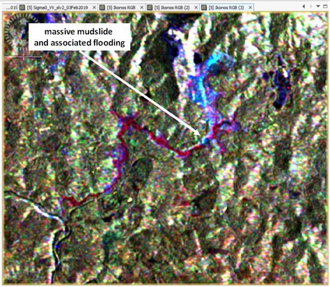 Step By Step Mudslides And Associated Flood Detection Using Sentinel 1 Data Un Spider