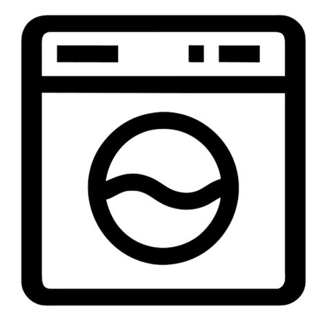 Washing Machine Pictogram Premium Ai Generated Vector