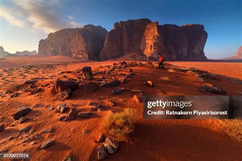 Wadi Rum Sunrise Photos And Premium High Res Pictures Getty Images