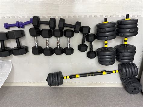 각종 아령 세트 무게조절세트 당근 중고거래