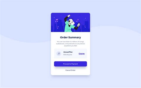 Frontend Mentor Order Summary Component Css W Hover Effects Coding