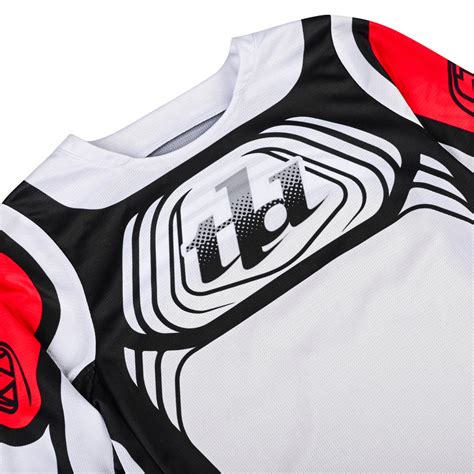 Youth Gp Pro Jersey Wavez Off White Red Troy Lee Designs
