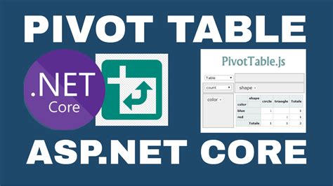 Pivot Table In Aspnet Core