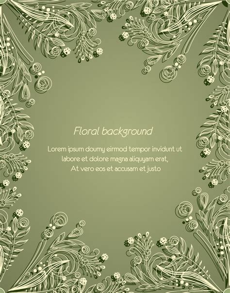 꽃 배경 벡터 Eps Ai Uidownload