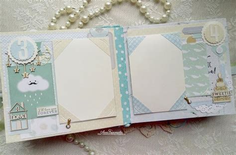 Моя мастерская: Нежный альбом для мальчишки | Mini album scrapbook ...