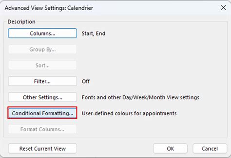 outlook calendar conditional formatting misty tips