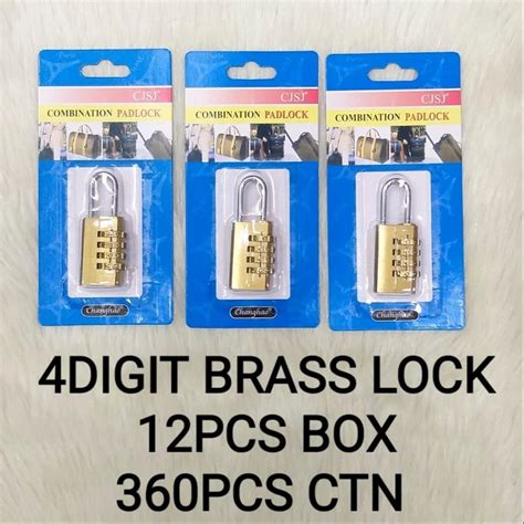 Cjsj 4 Digit Combination Brass Padlock At ₹ 50 In Mumbai Id