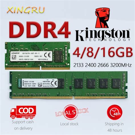 Kingston DDR GB GB GB Desktop Laptop Memory RAM MHZ PC Notebook Shopee