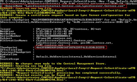Lync Server 2013 Verify Or Configure Authentication And Certification