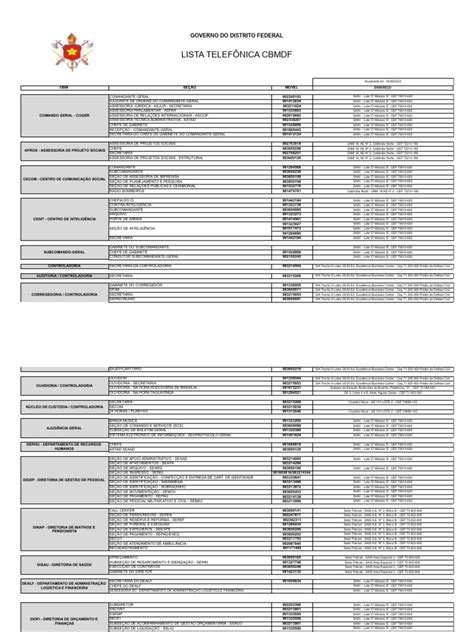 Lista Telefonica Site Atualizacao 16 06 2023 Pdf