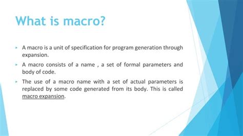 Macro Processor Pptx Programming Languages Computing