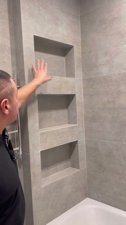 ПОЛКИ С КЕРАМОГРАНИТА ремонт ремонтквартир отделка санузел ваннаякомната душевая в 2025 г