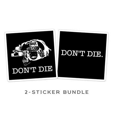 Dont Die Sticker Bundle Military Sticker Pack Veteran Decal Set
