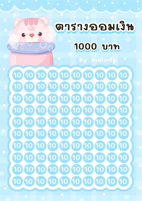 ตารางออมเงิน การออมเงิน เคล็ดลับออมเงิน การวางแผนชีวิต